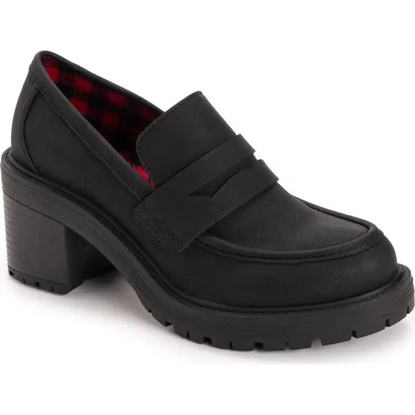MUK LUKS Leona Loafer Pump - Black