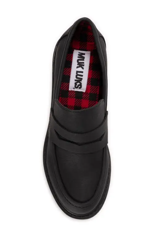 MUK LUKS Leona Loafer Pump - Black