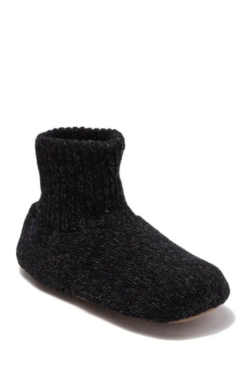 MUK LUKS Faux Fur Lined Slipper - Black