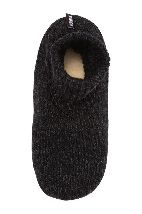 MUK LUKS Faux Fur Lined Slipper - Black