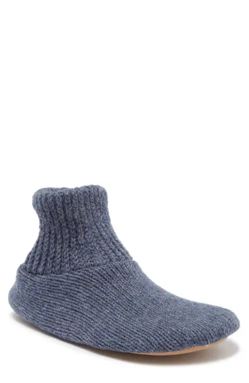 MUK LUKS Faux Fur Lined Slipper - Denim