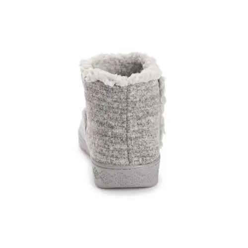 MUK LUKS Aubree Bootie Slipper With Faux Shearling Lining