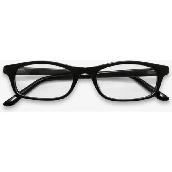 INDY Joey Square Blue Light Eyeglasses - Black