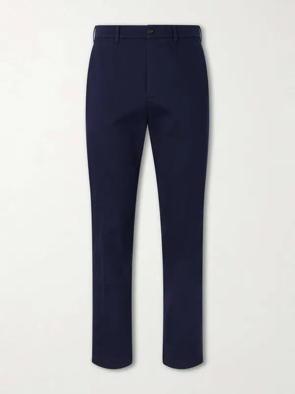 Dunhill Straight-leg Cotton-blend Twill Trousers