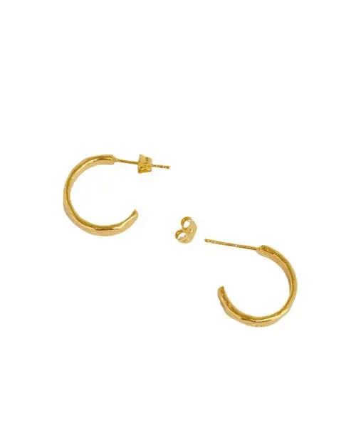 OTTOMAN HANDS Dela Textured Hoop Earrings