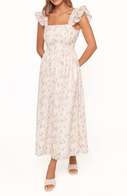PETAL & PUP Ashtonleigh Midi Dress - Multi Floral
