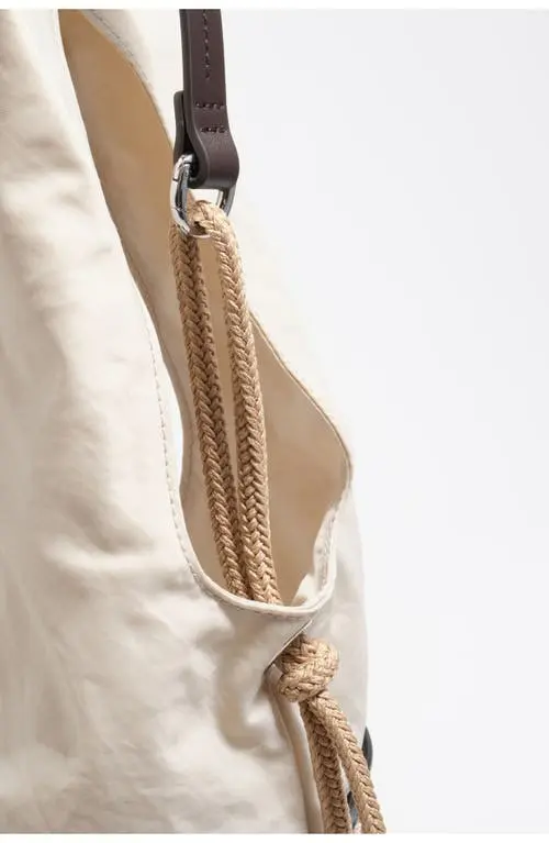 Bimba Y Lola Nylon Shoulder Shopper Bag