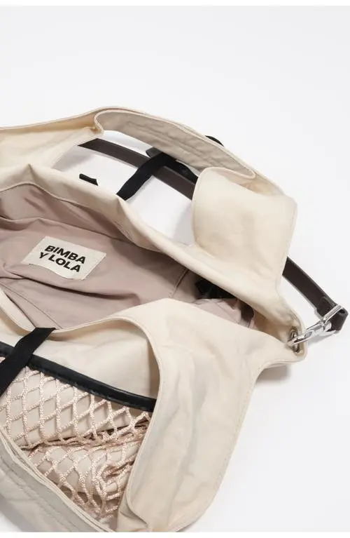 Bimba Y Lola Nylon Shoulder Shopper Bag
