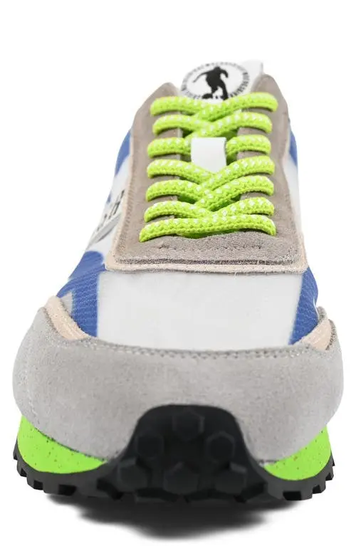 BIKKEMBERGS Colorblocked Lace-up Sneakers - Light Grey
