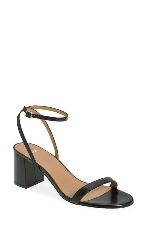 BOSS Cristas Ankle Strap Sandal - Black