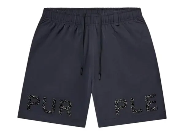 PURPLE BRAND Embellished Logo Shorts
