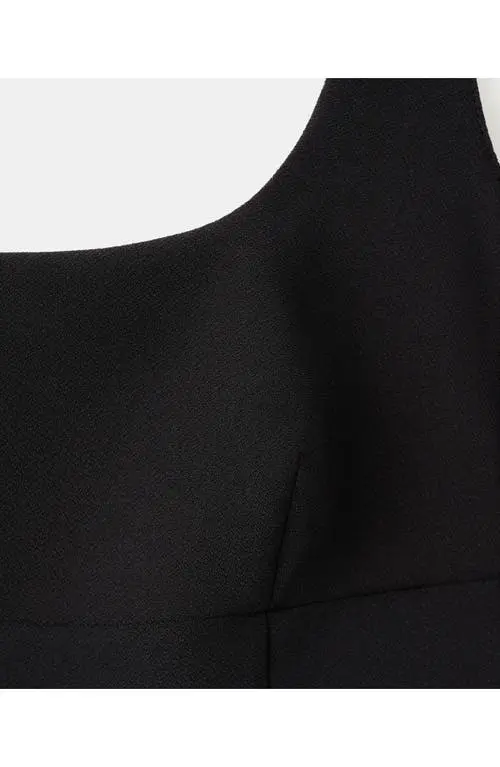Mango Sleeveless Midi Dress With Square Neckline And Slit