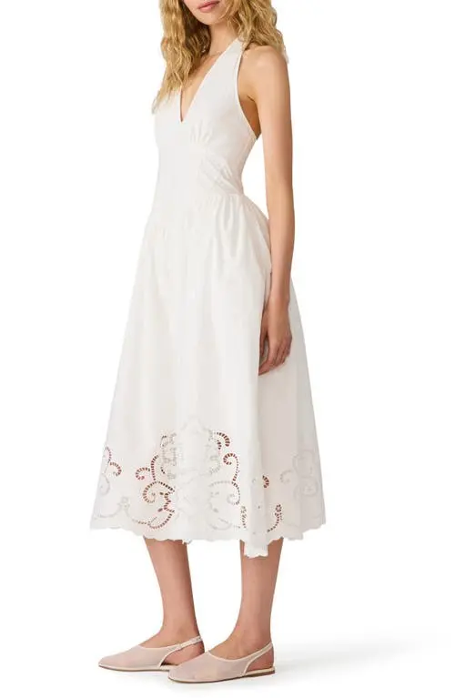 Steve Madden Margie Cutout Halter Midi Dress