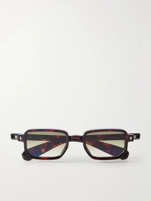 SATO Ran Ii Square-frame Acetate Sunglasses - Brown
