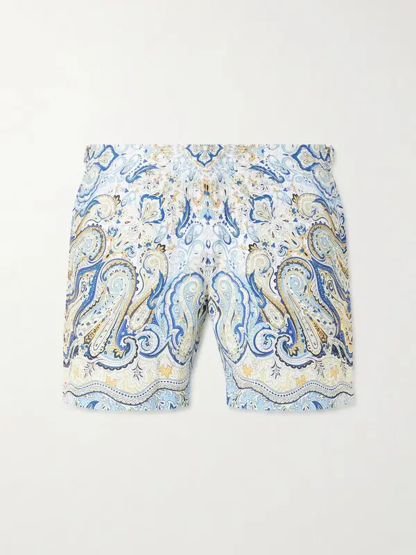 Orlebar Brown Bulldog Fairground Printed Swim Shorts - Blue