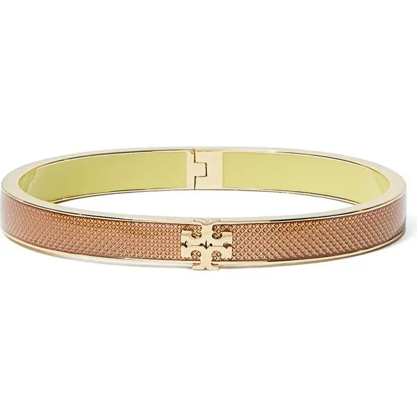 Tory Burch Guilloche Enamel Bracelet - Tory Gold/rose