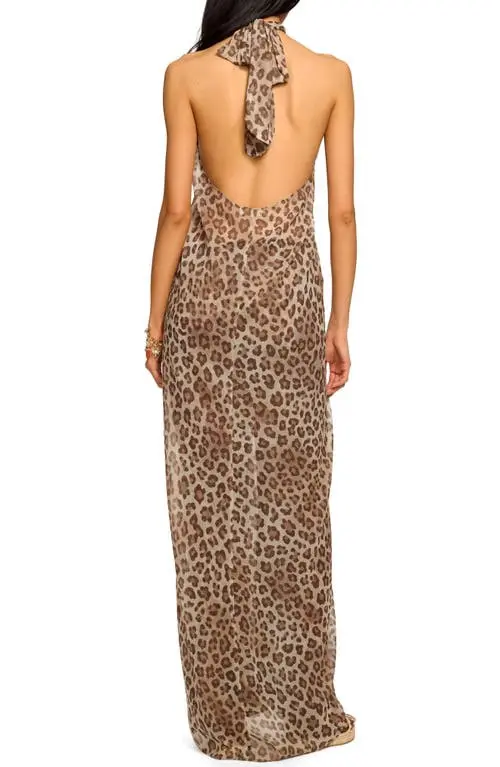 Ramy Brook Halter Sheer Cover-up