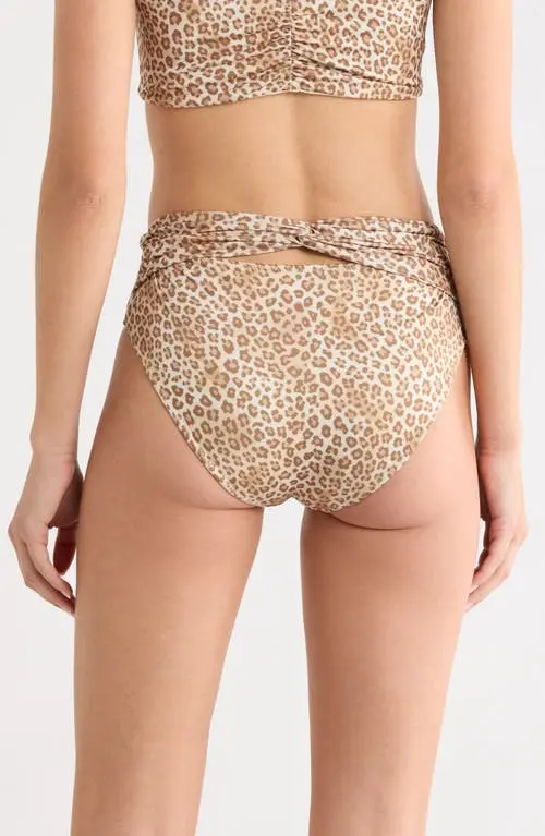 Ramy Brook Leopard Print Bikini Bottoms
