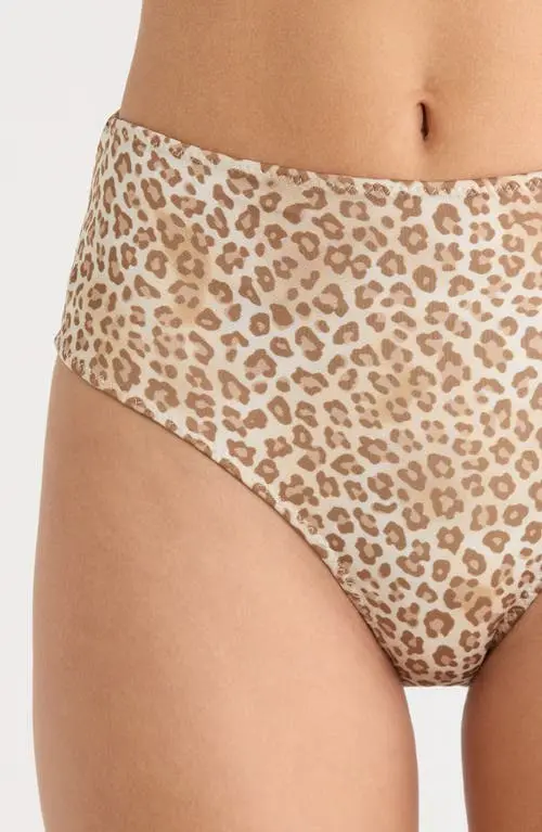 Ramy Brook Leopard Print Bikini Bottoms