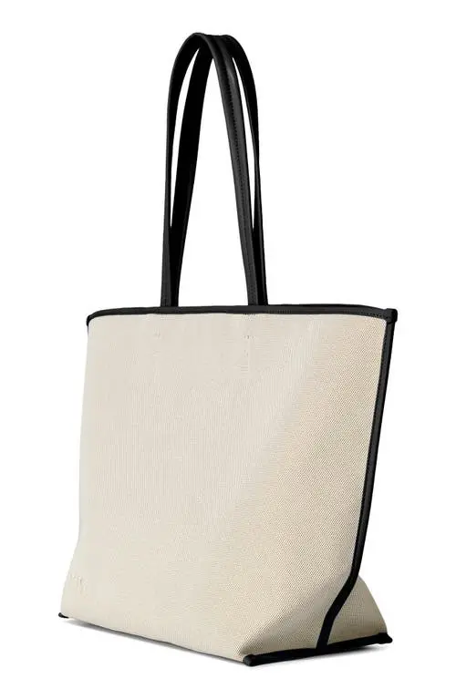 BEIS Canvas & Leather Tote - Black