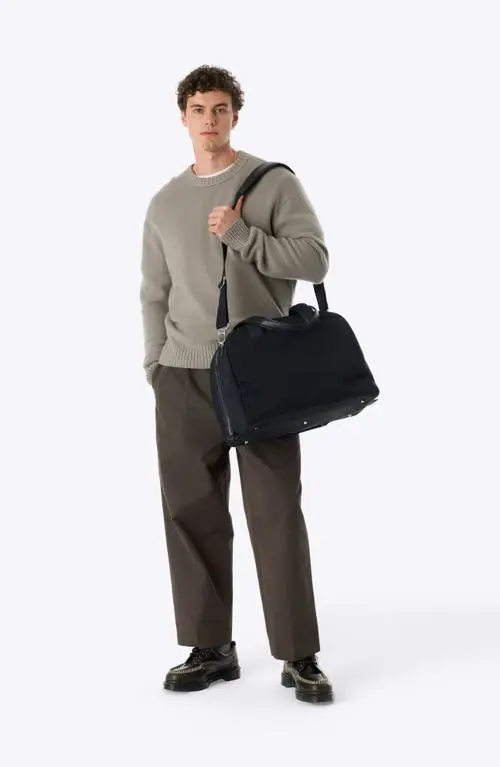 BEIS The Duffle Travel Bag With Laptop Sleeve And Trolley Pass-through - Black