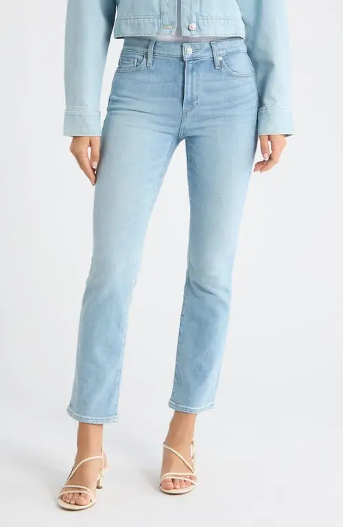 Paige Cindy Ankle Slim Straight Leg Jeans - Coliseum