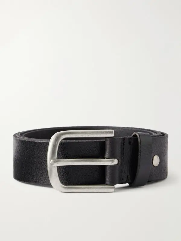 CORRIDOR Leather Belt - Black