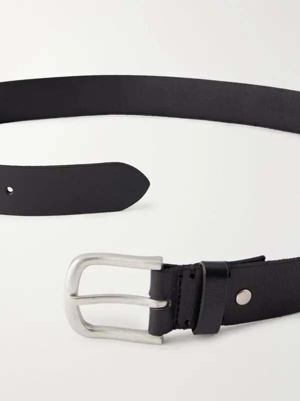 CORRIDOR Leather Belt - Black