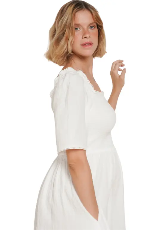 NOM MATERNITY Raquel Maternity & Nursing Dress