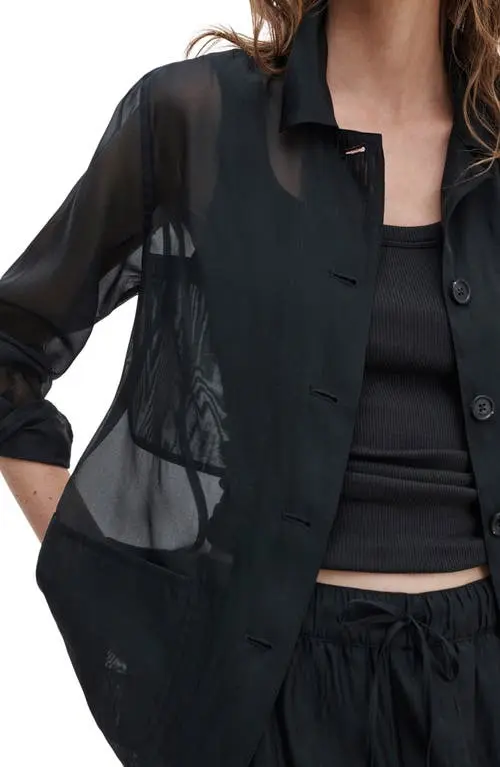 Rag & Bone Jolene Organza Chore Jacket