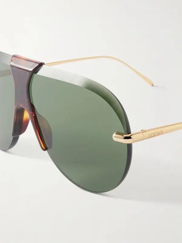 Loewe Aviator Sunglasses With Accents