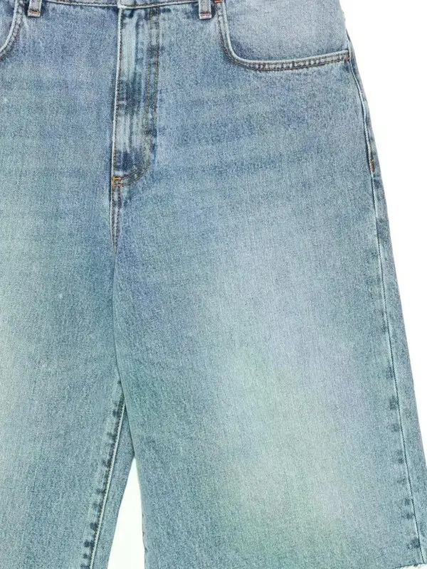 RÓHE Raw-cut Denim Shorts