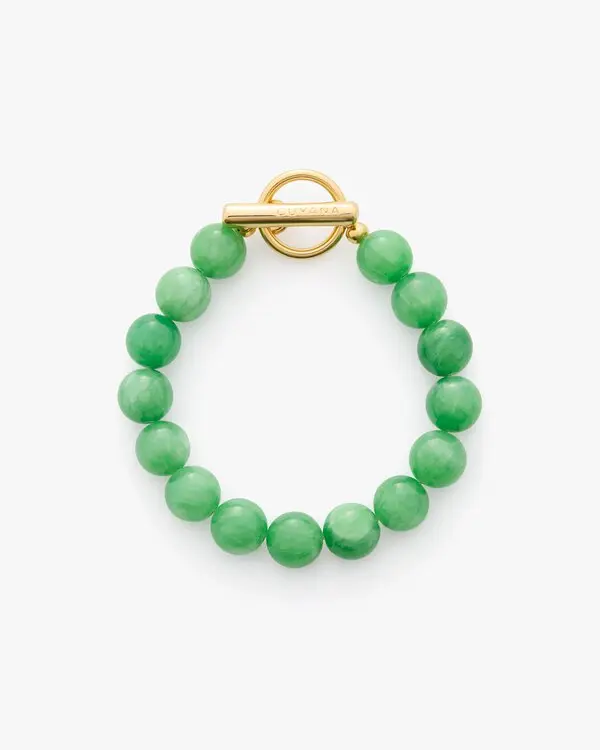 Cuyana Beaded Bracelet - Green