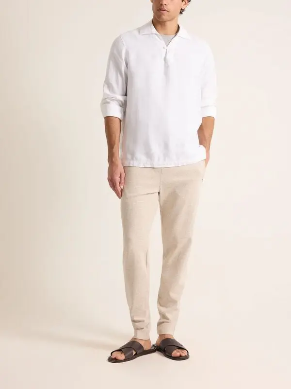 Orlebar Brown Biscuit Melange Cashmere Sweatpants