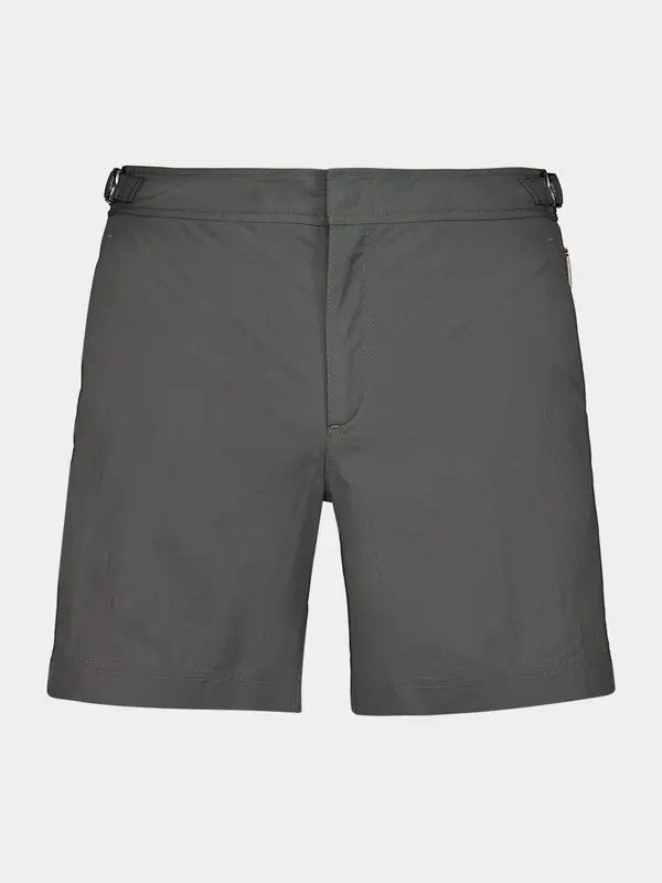 Orlebar Brown Elephant Bulldog Mid-length Swim Shorts - Grey