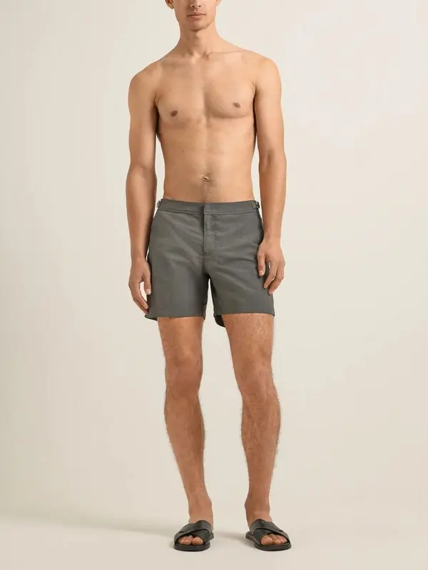 Orlebar Brown Elephant Bulldog Mid-length Swim Shorts - Grey