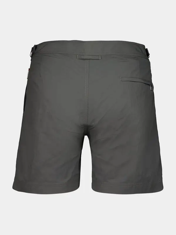 Orlebar Brown Elephant Bulldog Mid-length Swim Shorts - Grey