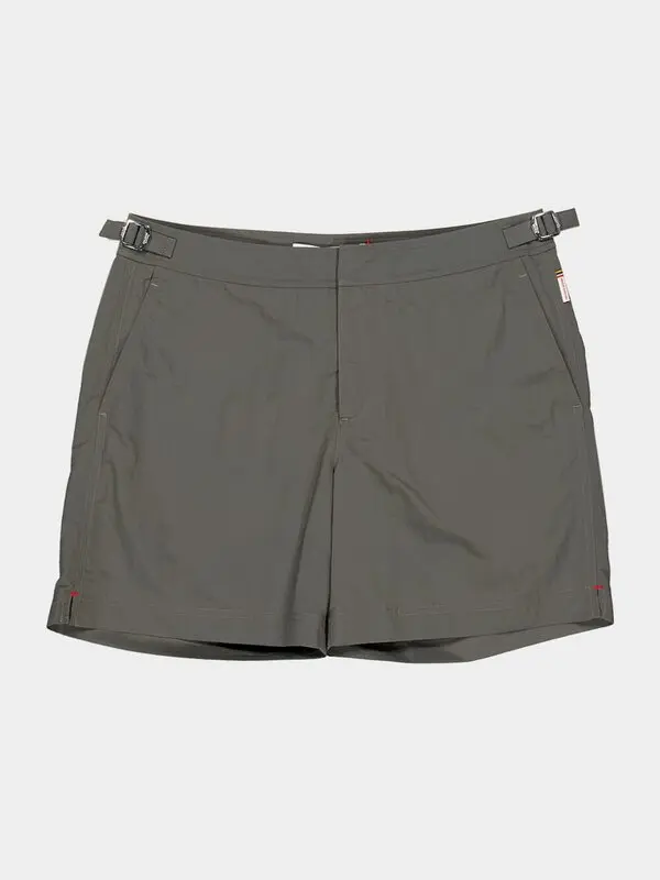 Orlebar Brown Elephant Bulldog Mid-length Swim Shorts - Grey