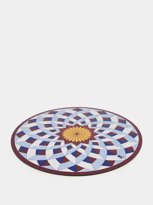 La DoubleJ Lotus Of Life Set Of 2 Cork Placemats