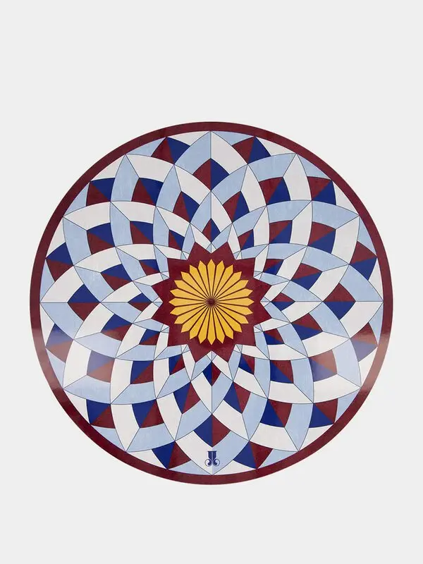 La DoubleJ Lotus Of Life Set Of 2 Cork Placemats
