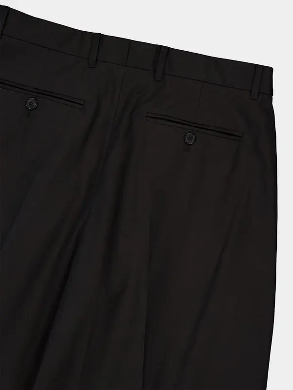 Givenchy Double Pleat Cotton Trousers