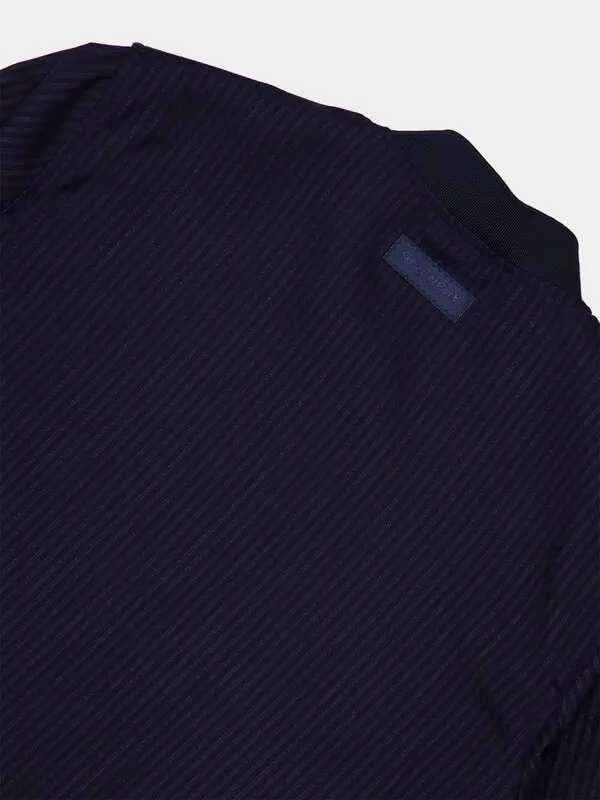 Givenchy Navy Wool Double Stripe Jacket
