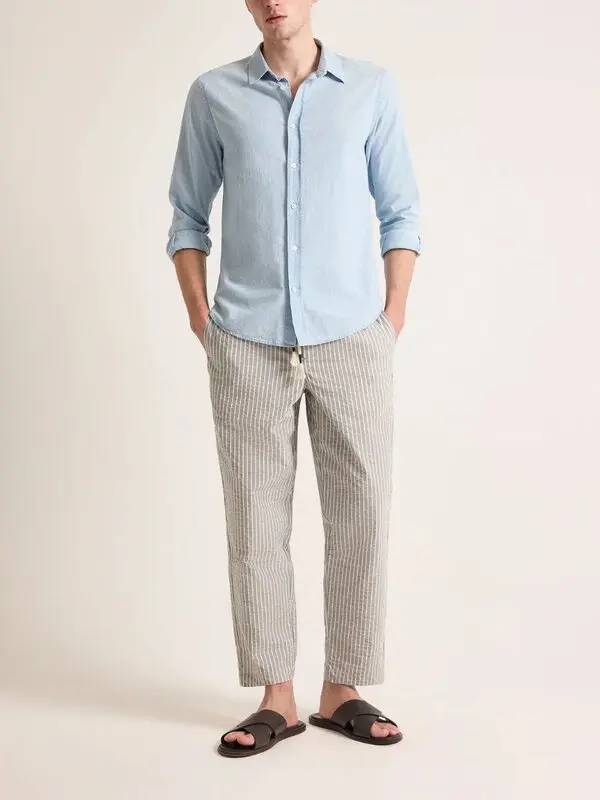 Orlebar Brown Elephant Seersucker Stripe Trousers