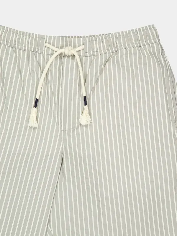 Orlebar Brown Elephant Seersucker Stripe Trousers - Grey