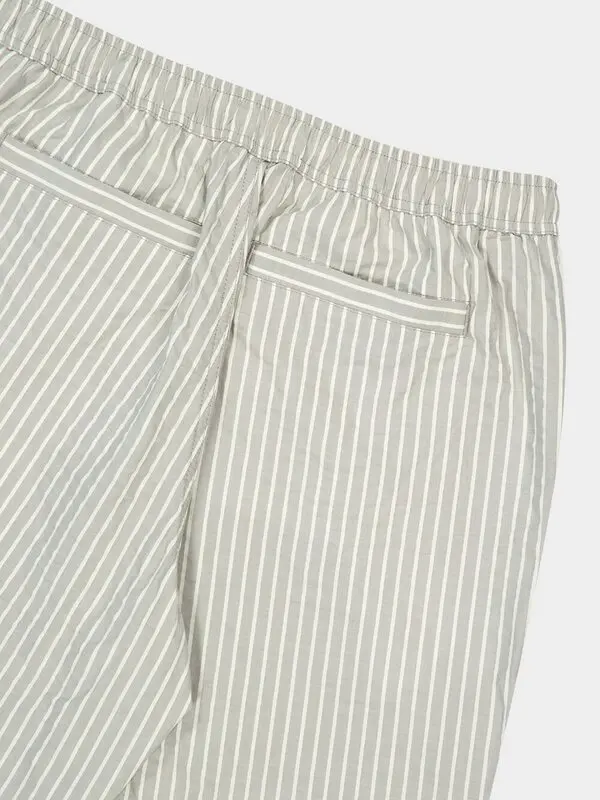 Orlebar Brown Elephant Seersucker Stripe Trousers - Grey