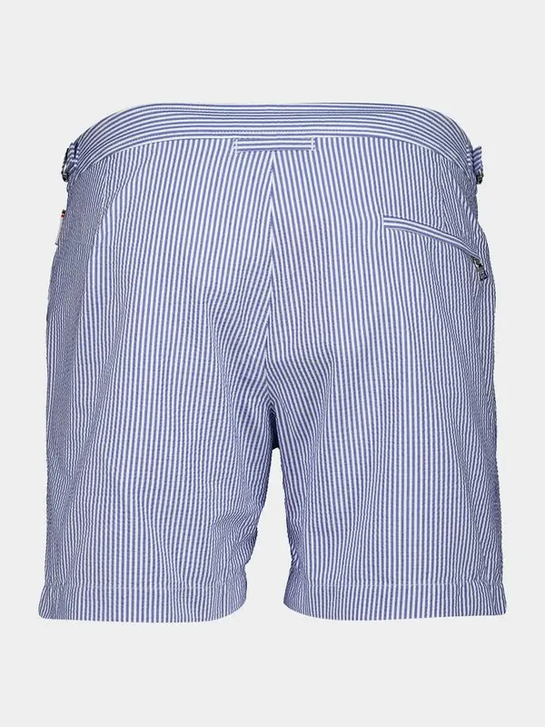 Orlebar Brown Nova Seersucker Bulldog Swim Shorts