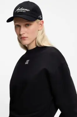 Hugo Embroidered Baseball Cap - Black