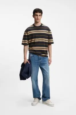 Hugo Loose-fit Striped T-shirt