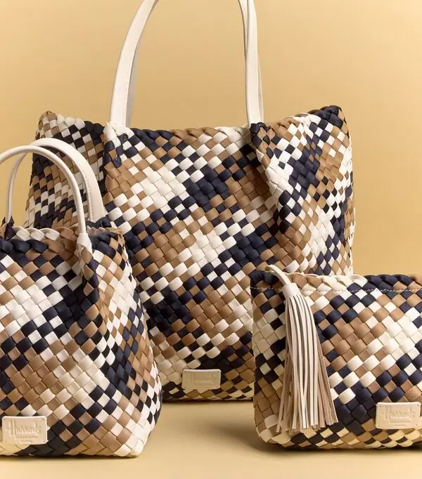 Harrods Neoprene Woven Pouch