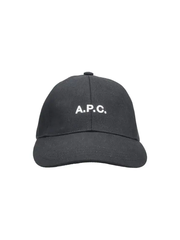 A.p.c. Charlie" Baseball Cap - Black